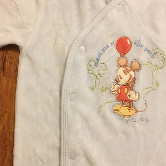Disney | One Pieces | Adorable Walt Disney Mickey Mouse Infant Sleeper ...